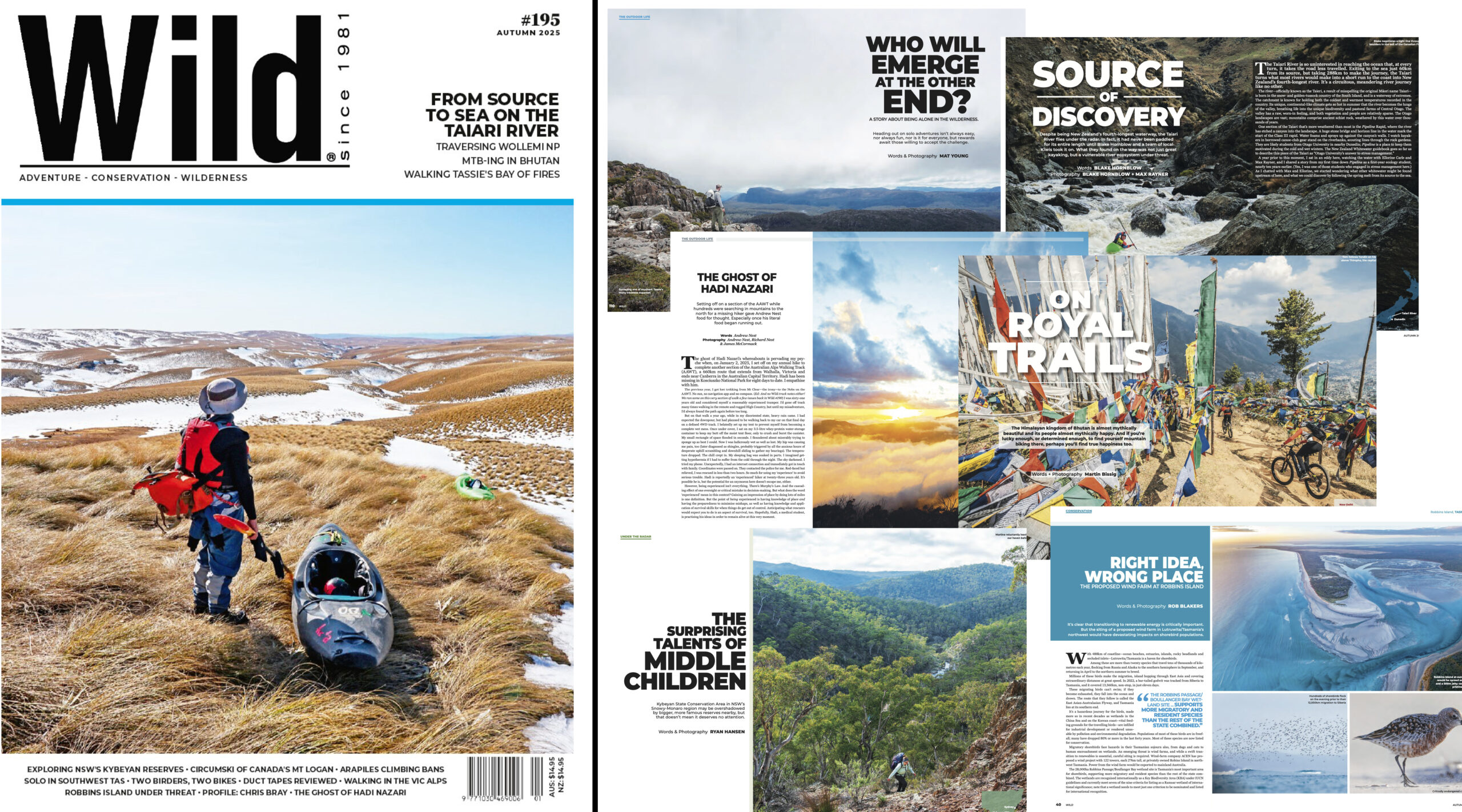 Some opening Spreads from Wild #195 - Wild